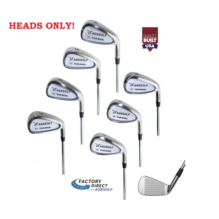AGXGOLF TCI Tour Edition Irons Heads: Set of 6 Heads 5-PW Stainless ...