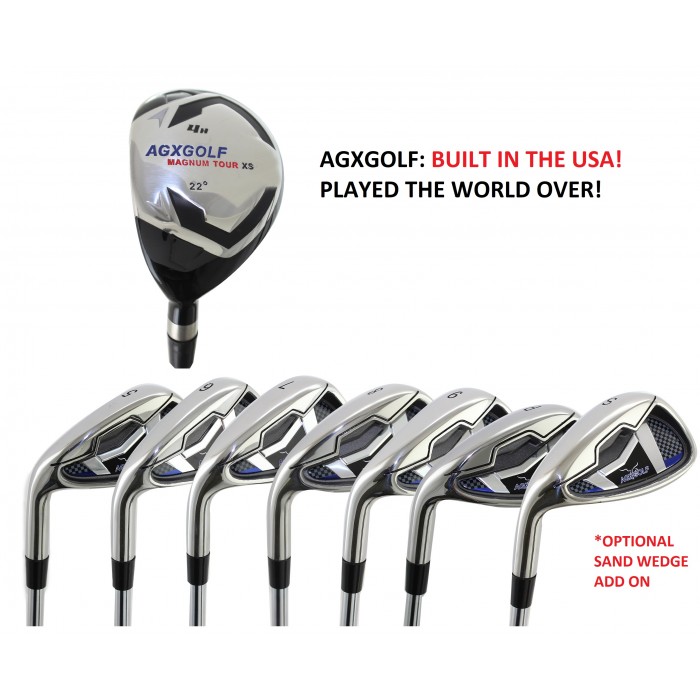 AGXGOLF Men's Left or Right Hand Magnum XS-TOUR Irons Set w/ #3 Hybrid ...